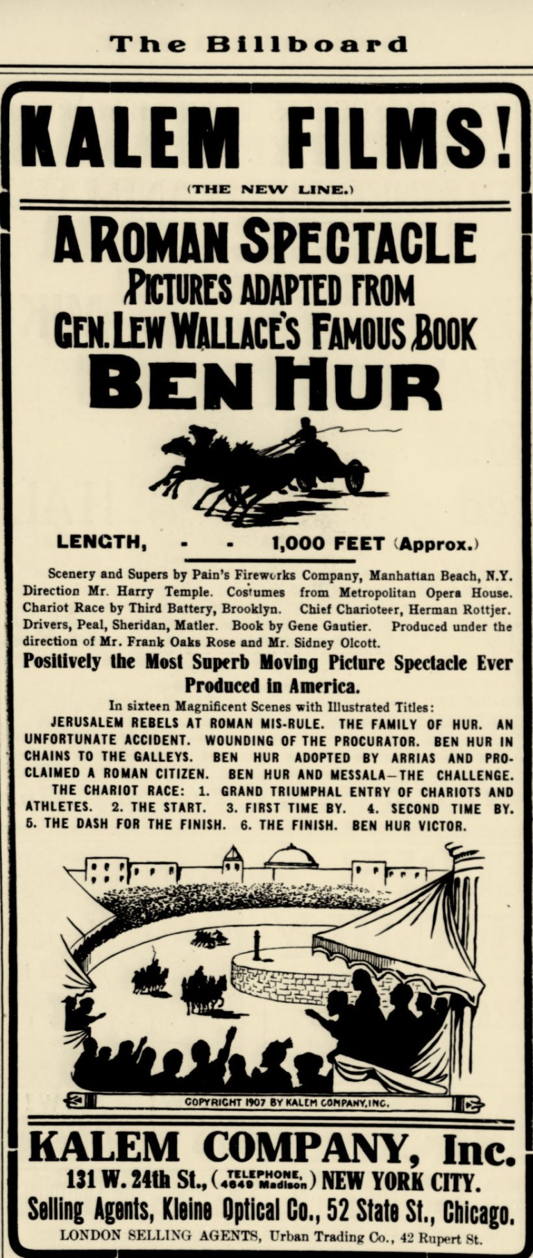 Ben-Hur (1907) A Silent Film Review – Movies Silently